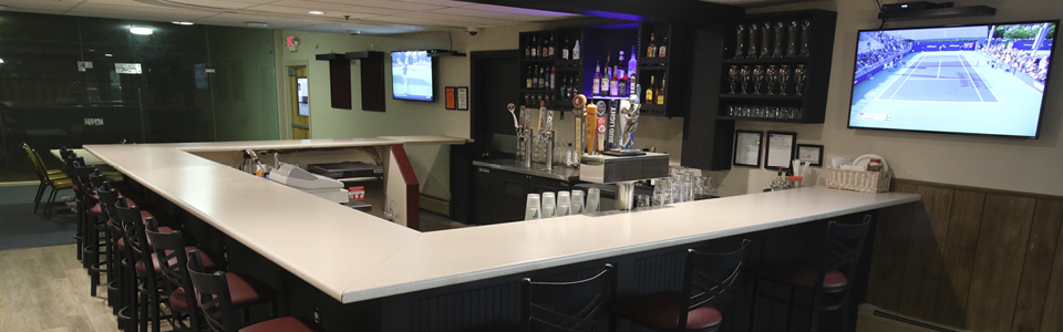 Courtside Bar and Lounge - Apex Racket and Fitness Portland, Maine